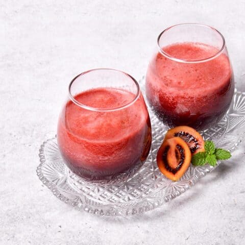 Tamarillo Juice - Jaja Bakes - jajabakes.com