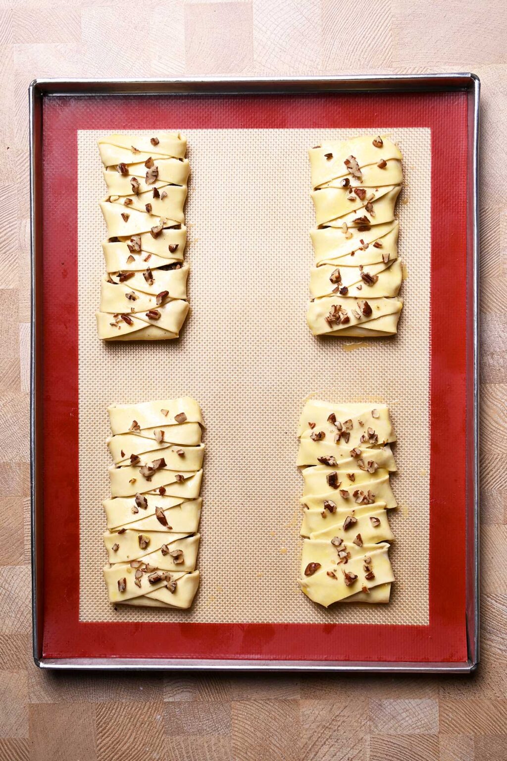 Maple Pecan Puff Pastry - Jaja Bakes